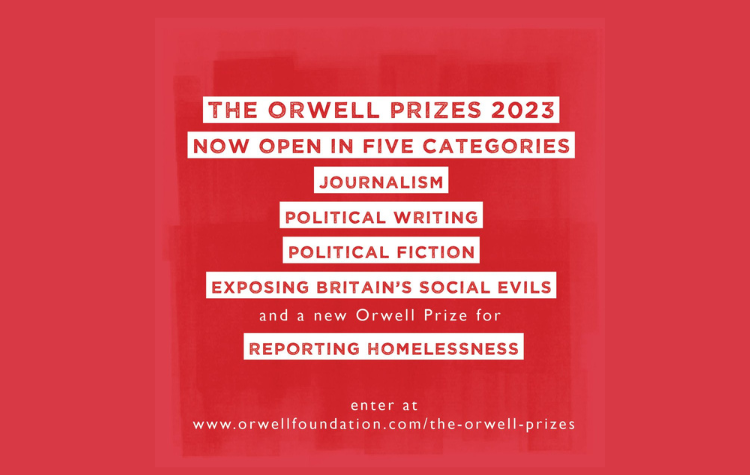 News | Writing awards | The Orwell Prizes 2023 | Writers Online