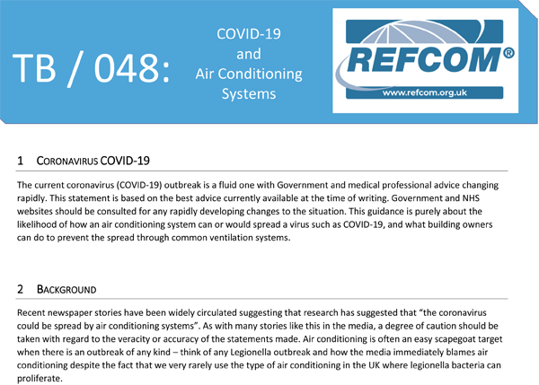 REFCOM issues coronavirus guidance - ACR Journal