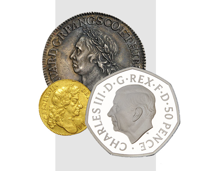 Which way does the King face on coins? - All About Coins