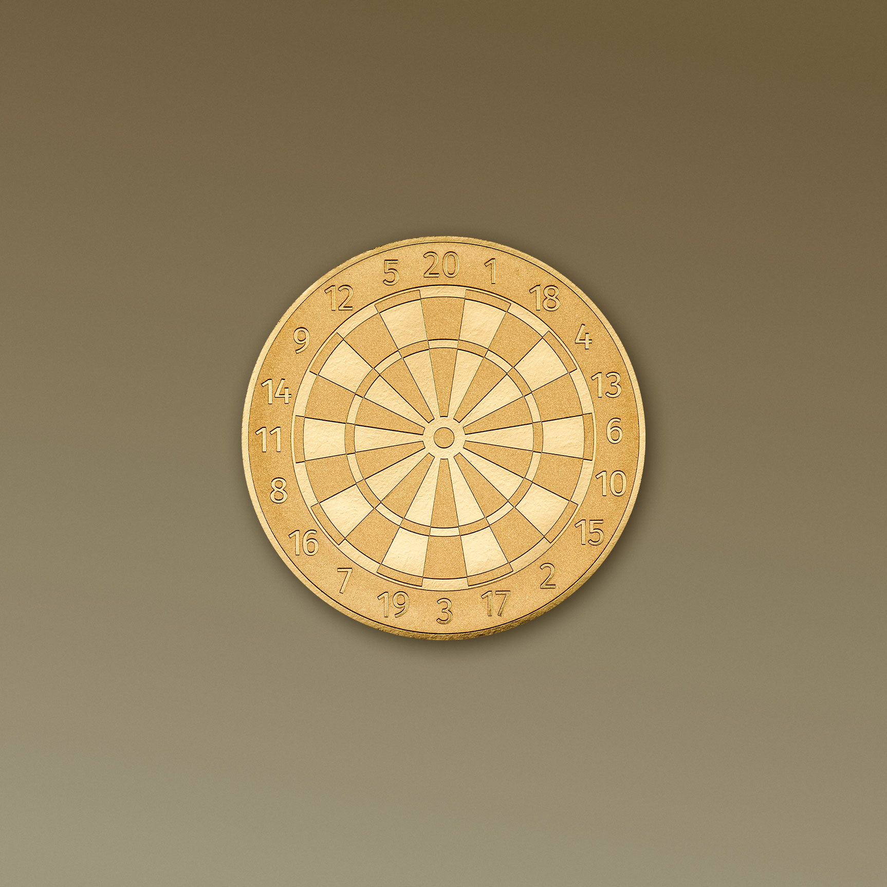 Golden Highlights - Darts coin - Collectors Club of Great Britain