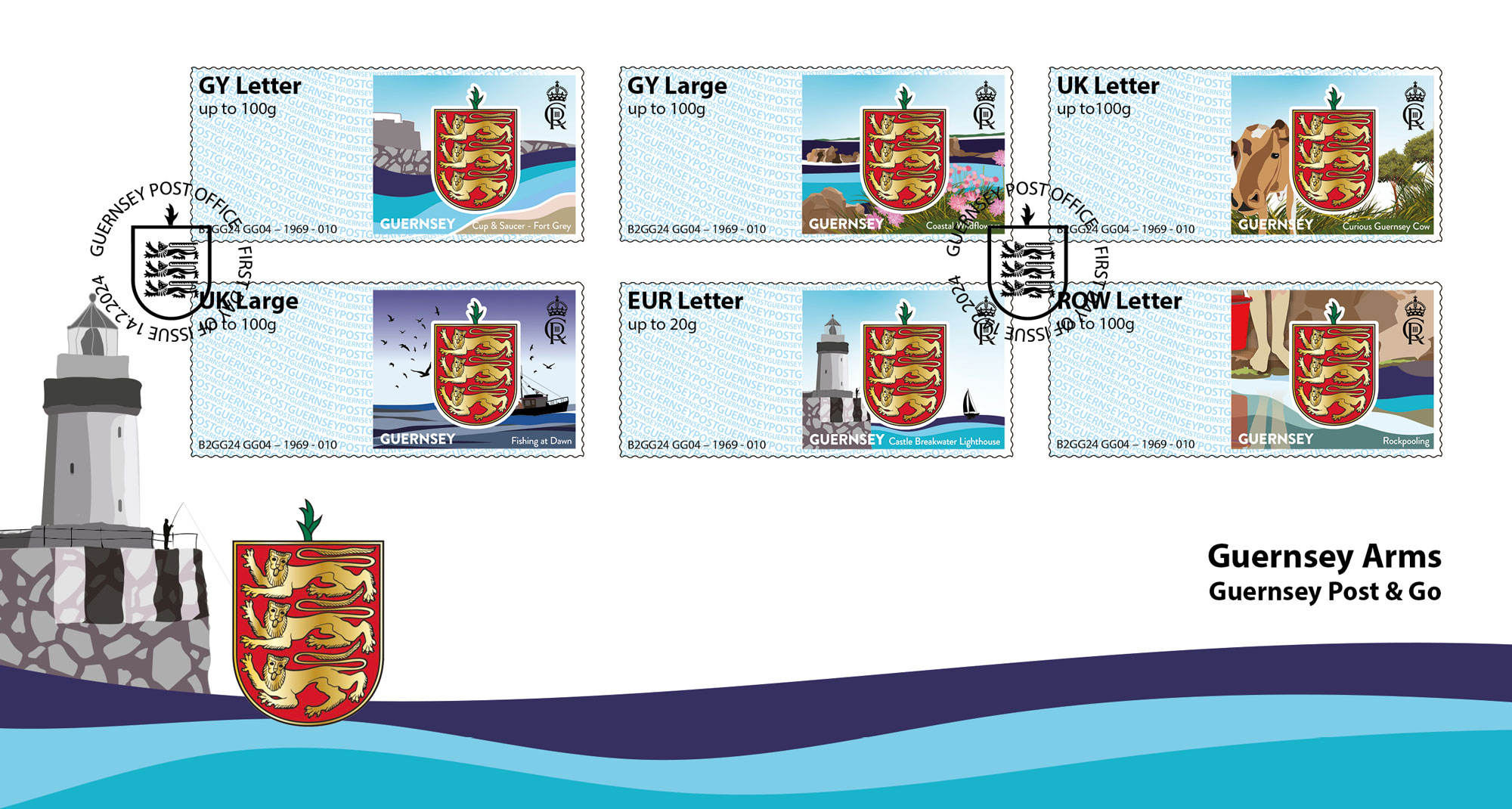 New Post and Go Stamps released by Guernsey Post - Collectors Club of ...