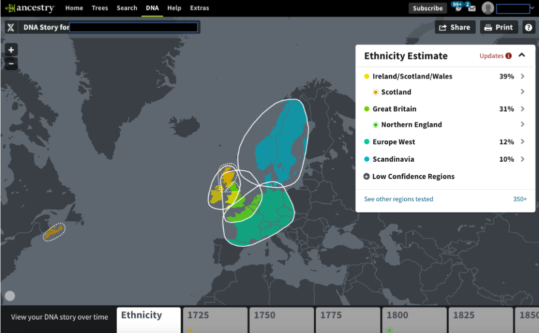 Ancestry DNA test results UPDATE - Family Tree