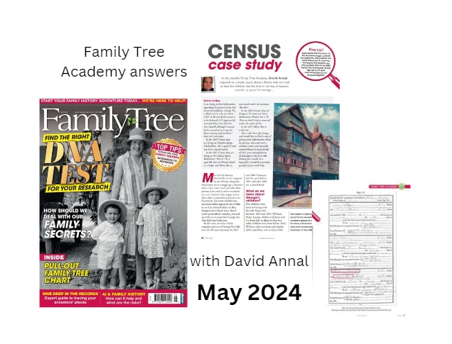 Family Tree Academy answers: April 2024 - Family Tree