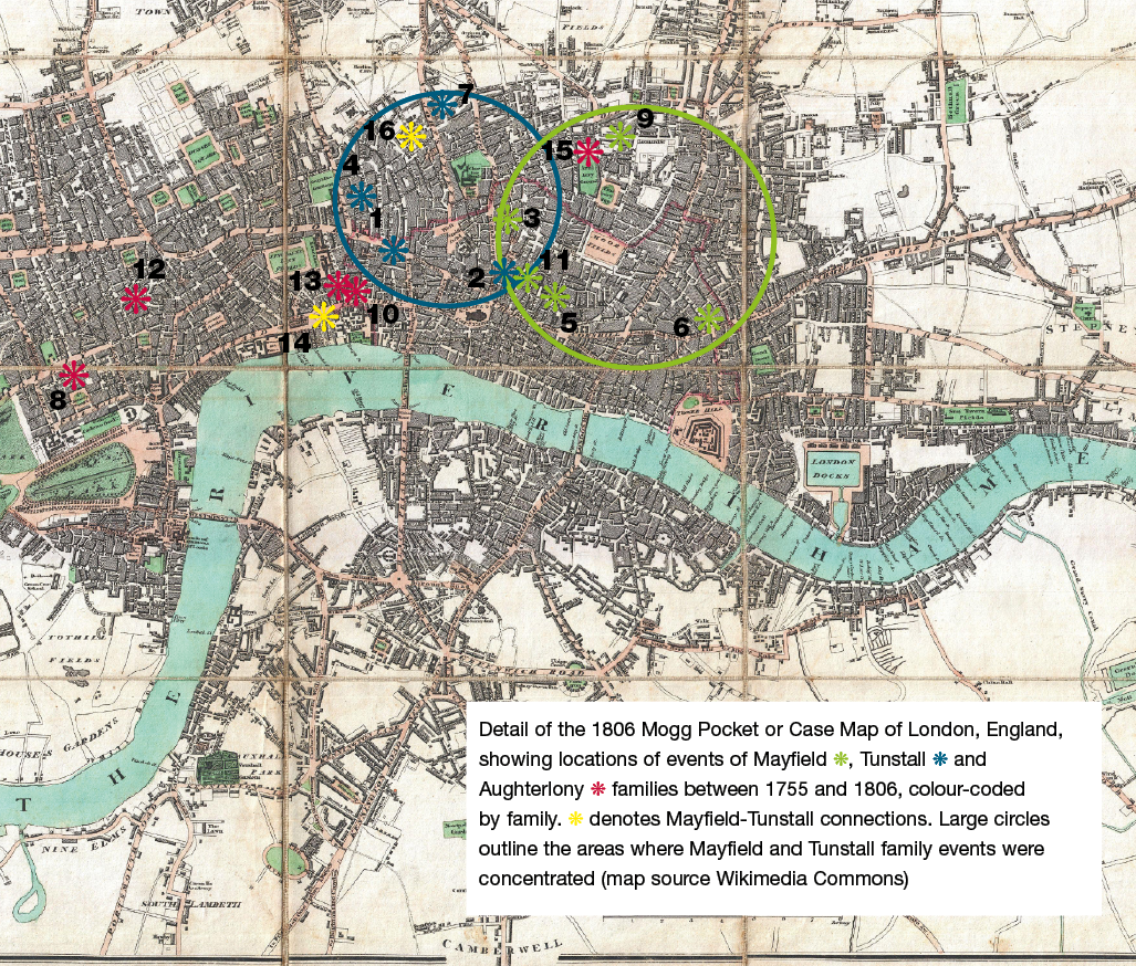 How to use maps for family history research: plotting family members ...