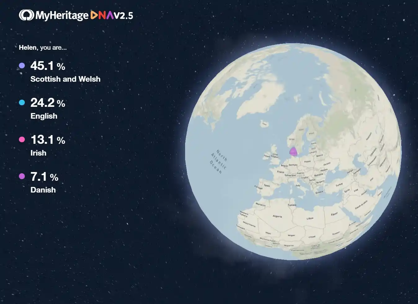 MyHeritageDNA NEW Ethnicity Estimates v. 2.5 - Family Tree