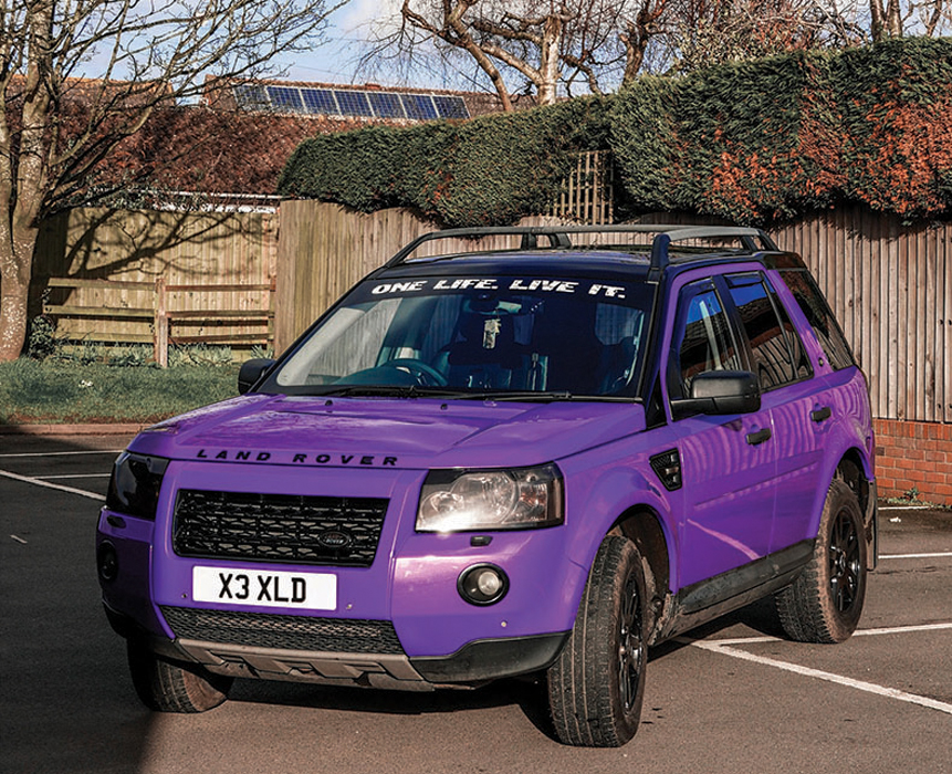 Purple power - Land Rover Monthly
