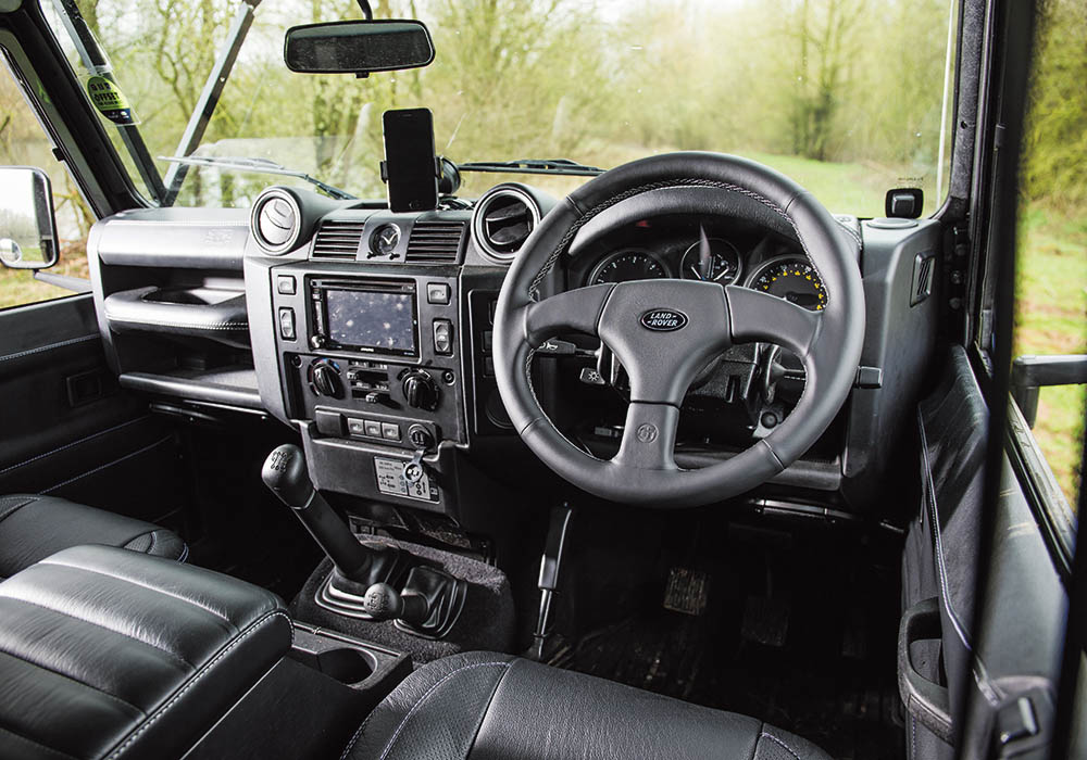 Inside Land Rover Defender 130