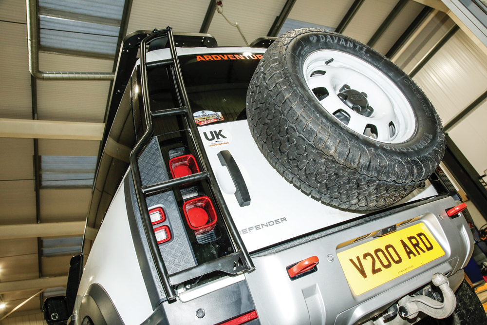 L663 Defender: Fit a Roof Rack and Ladder - Land Rover Monthly