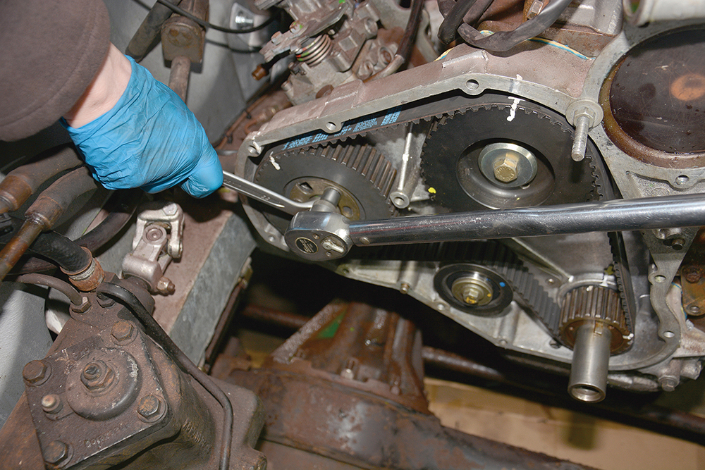 Repair a damaged Timing Belt Housing - Land Rover Monthly