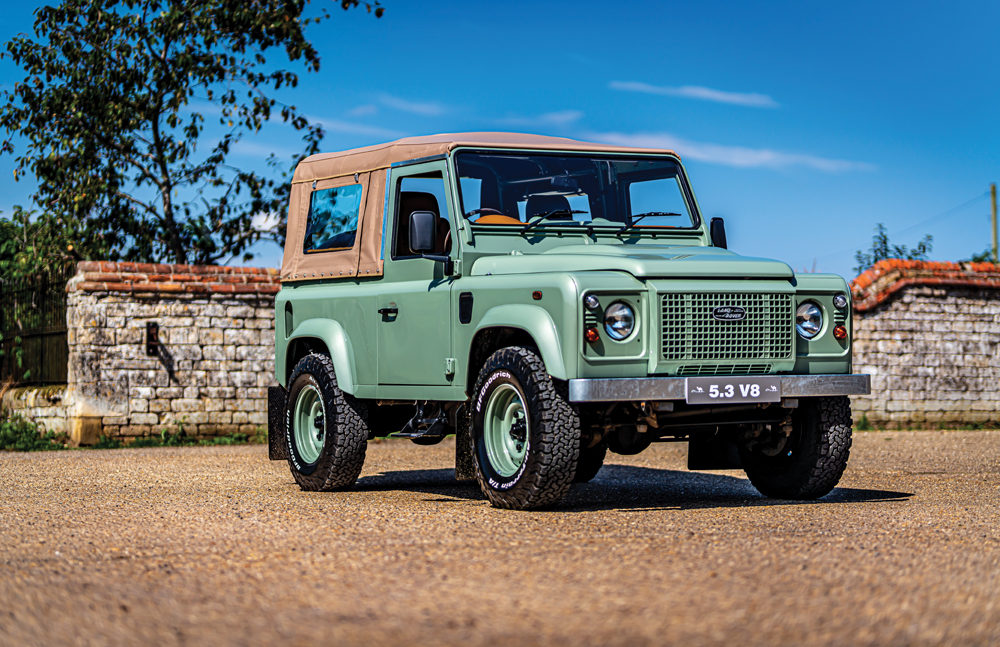 Land Rover Defender Engine Swap