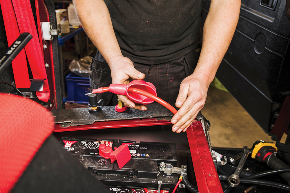 Install easy access remote battery terminals - Land Rover Monthly