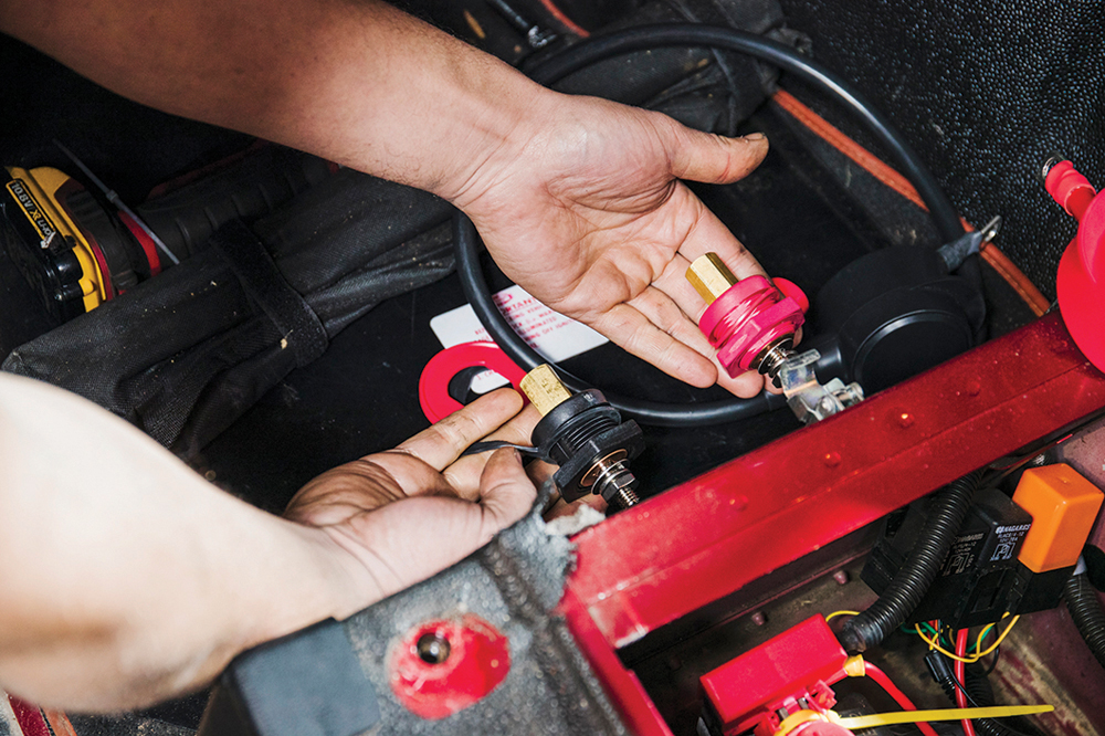 Install easy access remote battery terminals - Land Rover Monthly