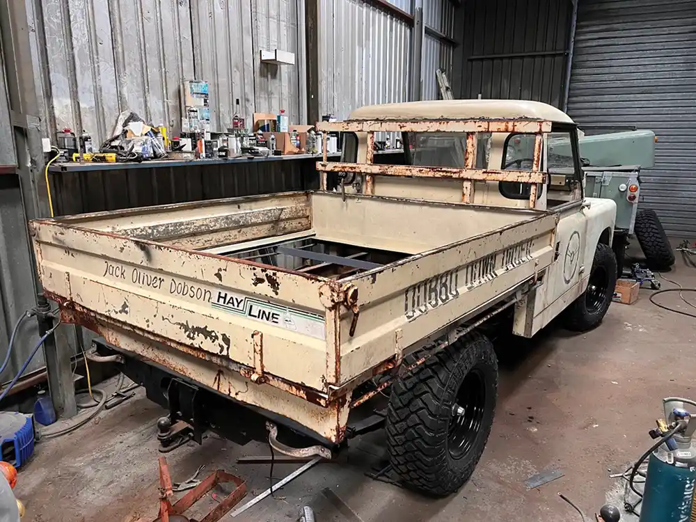 Work in progress: 1968 Series IIA 109in Trayback - Land Rover Monthly