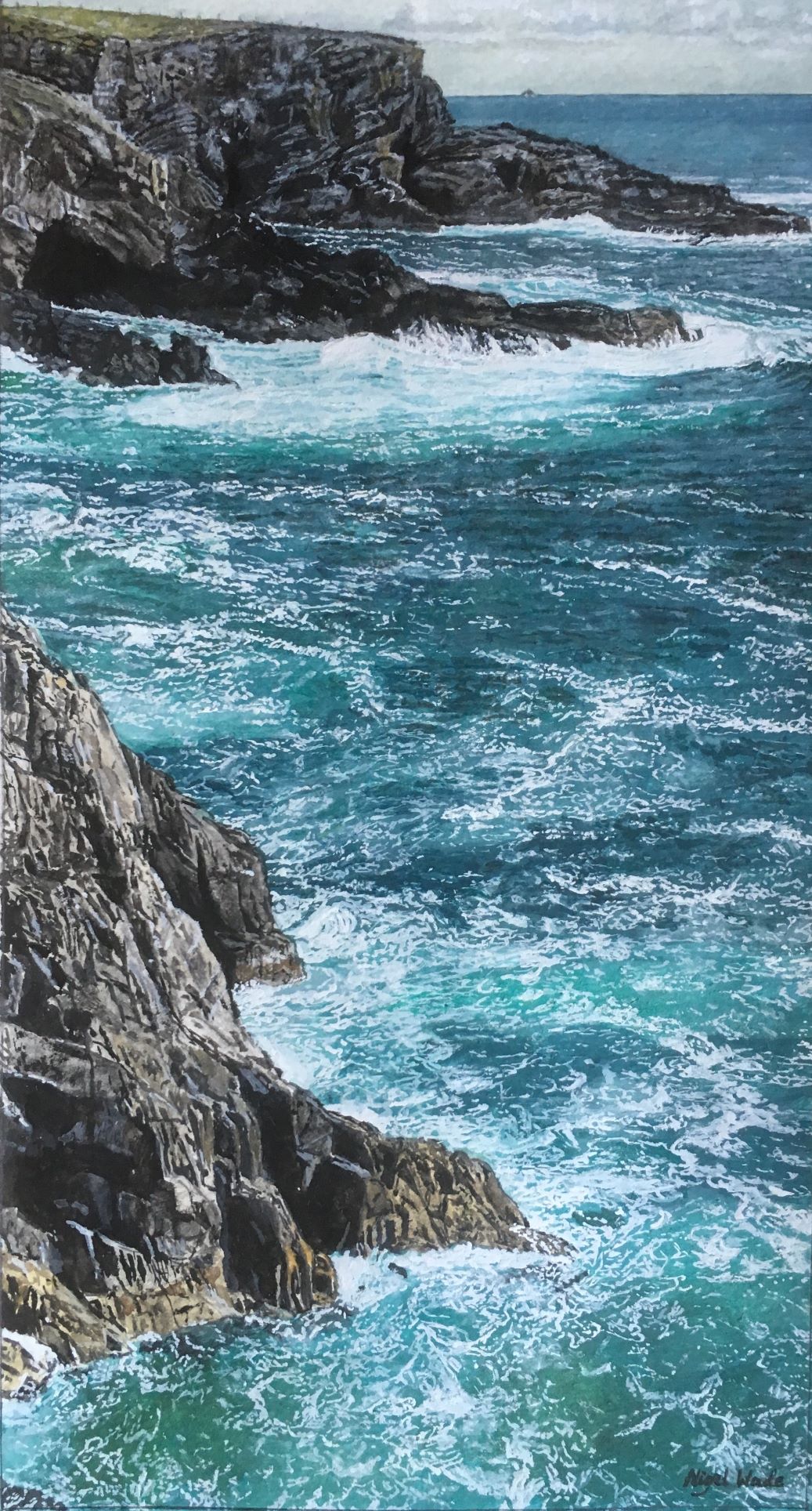 How to paint water in watercolour with Nigel Wade