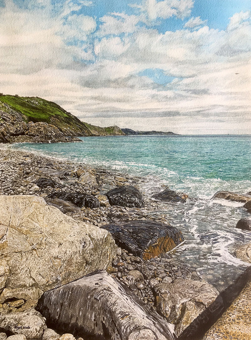 How to paint water in watercolour with Nigel Wade