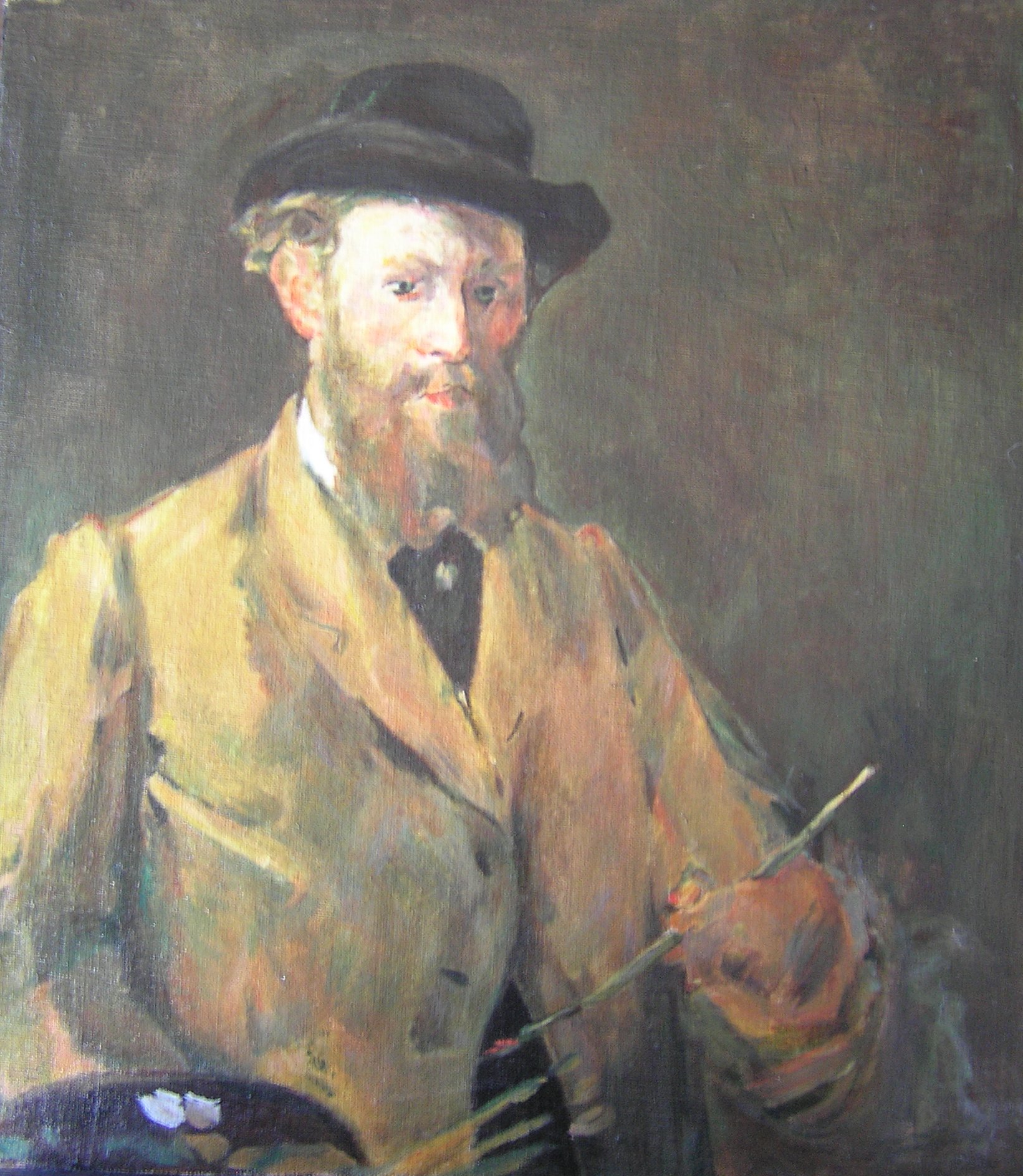Manet-Self portrait 1879 /A copy/ by Jiri Keller