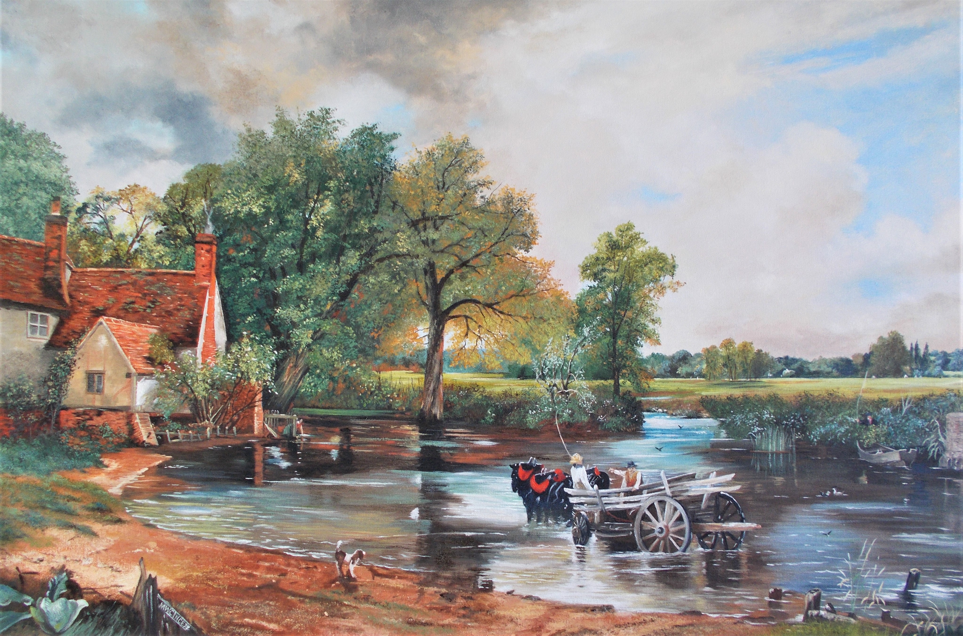 The Haywain after John Constable by Murray Ince