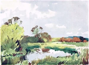 Watercolour through the Seasons, Autumn. Edward Wesson. The Artist 1962