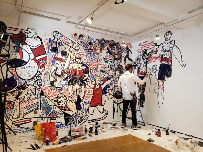 My Art Journey: Team GB Official Artist Ben Moseley