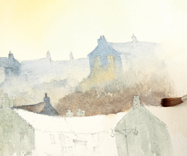 How to Paint Crail Harbour in Watercolour by David Bellamy