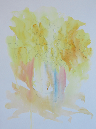 How to paint daffodils in watercolour