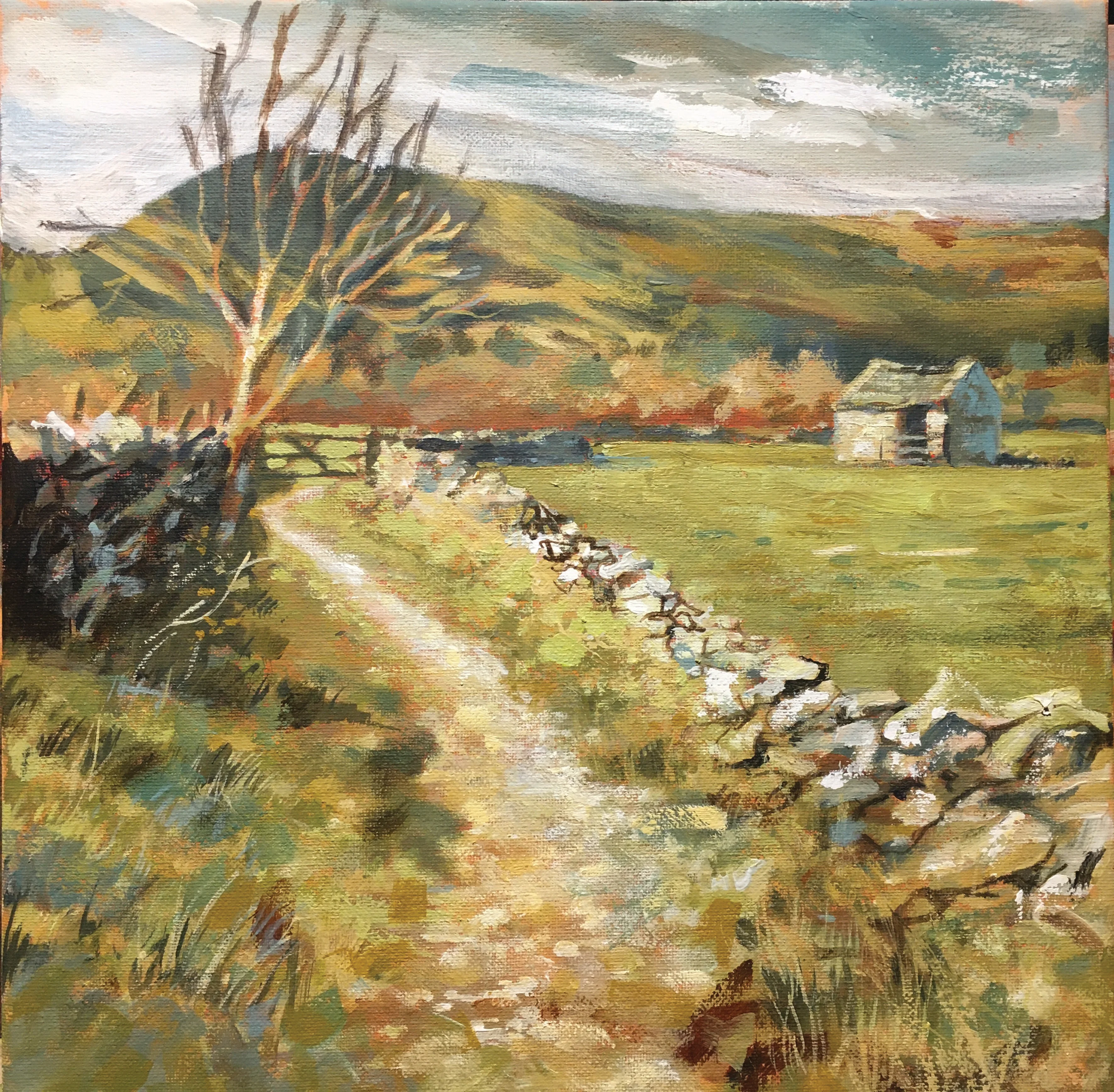 Winter sunlight and tricky greens