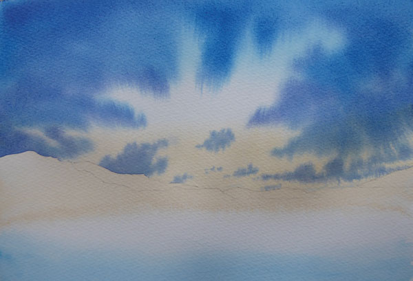 Painting watercolour landscapes: a tonal landscape demonstration