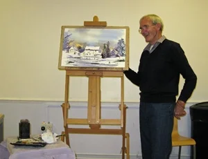 'Struggles of a painting idiot - James Merriott demonstration"