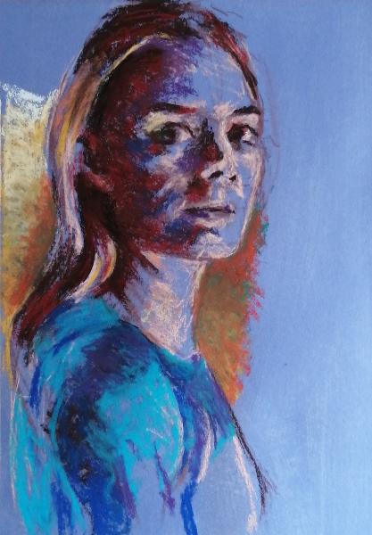 How to paint a pastel portrait