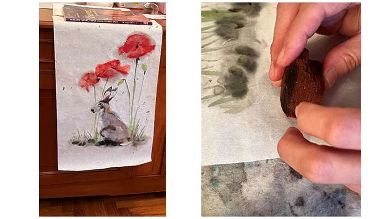 How to paint a rabbit using Chinese brush painting techniques