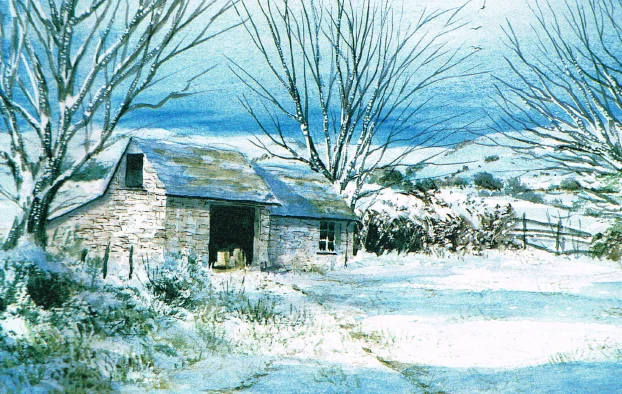 A snowscape in watercolour with William Wheeler