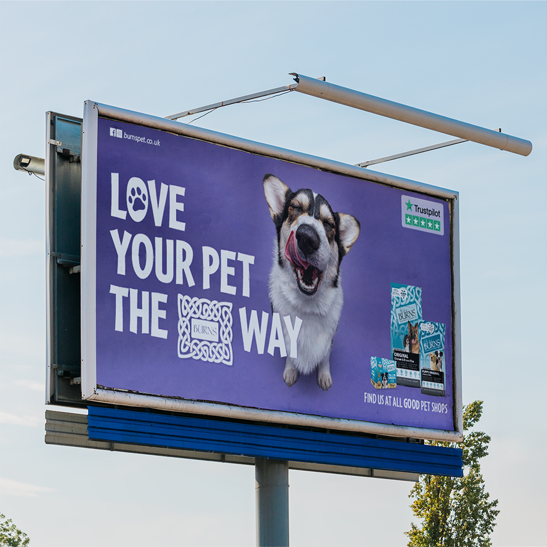 Burns Pet Nutrition launch TV and Outdoor Campaign - Pet Product Marketing