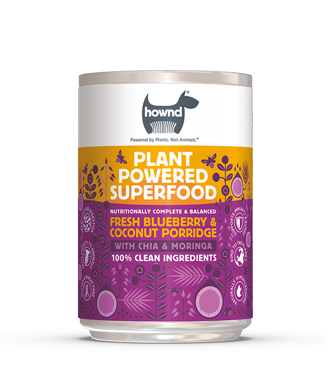 HOWND’s Fresh Blueberry & Coconut Porridge with Chia & Oats - Pet ...