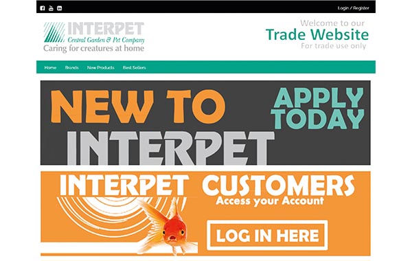 Interpet launches website for trade customers - Pet Product Marketing