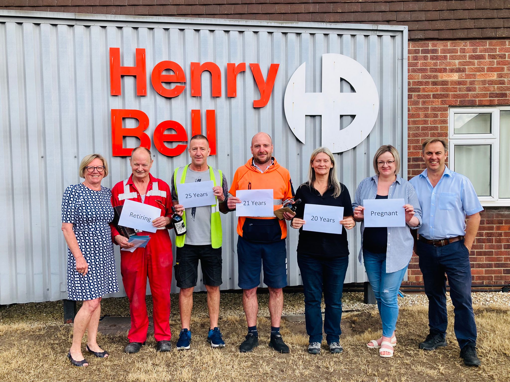 Celebrating long service at Henry Bell & Co - Pet Product Marketing