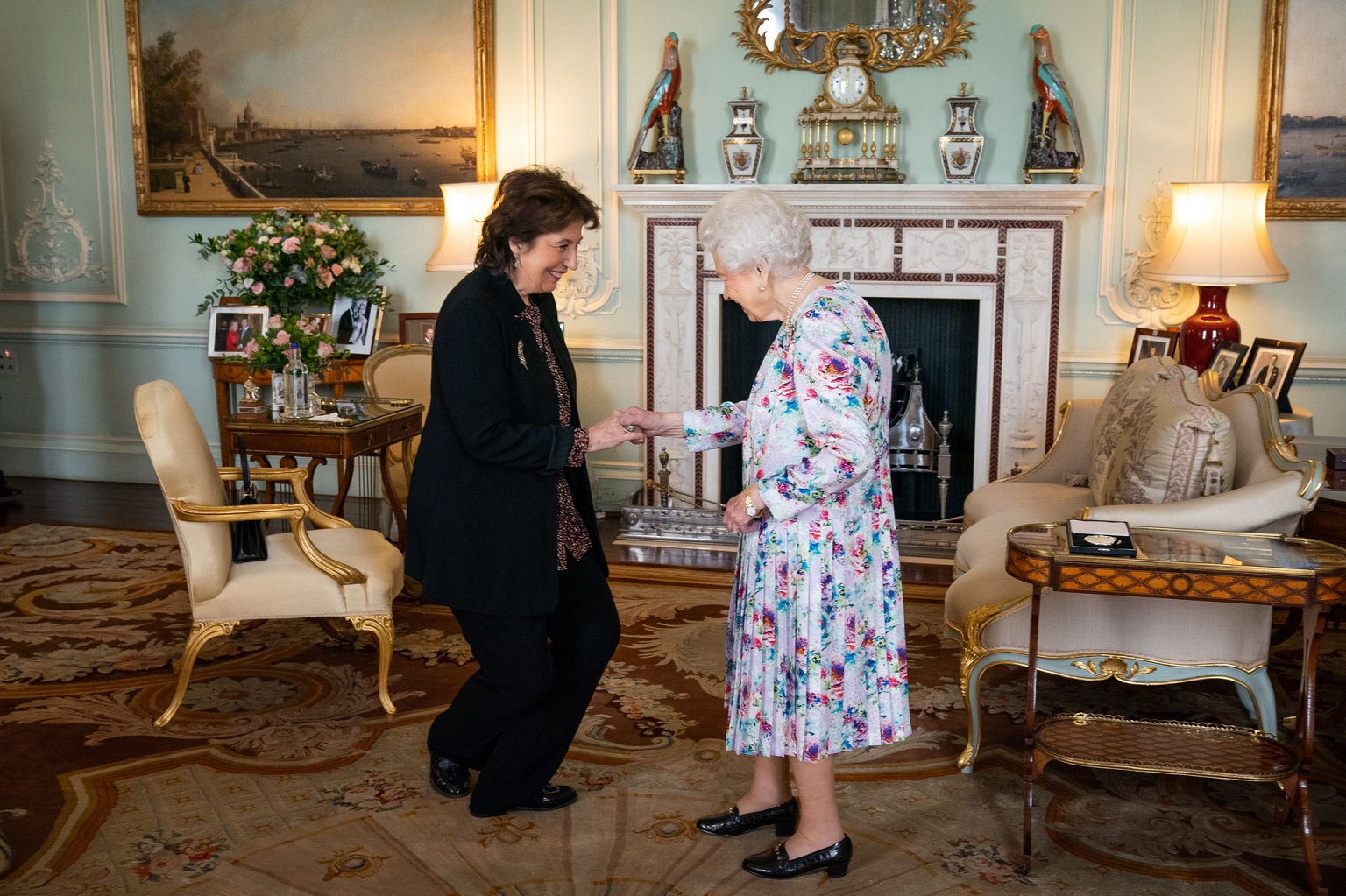 Dame Imogen Cooper awarded the Medal for Music by HRH Queen Elizabeth ...