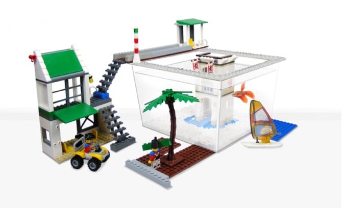 New aquarium lets you customise your tank with LEGO! - Practical ...