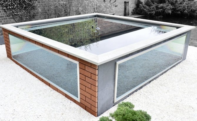 Instant pond complete with viewing windows - Practical Fishkeeping