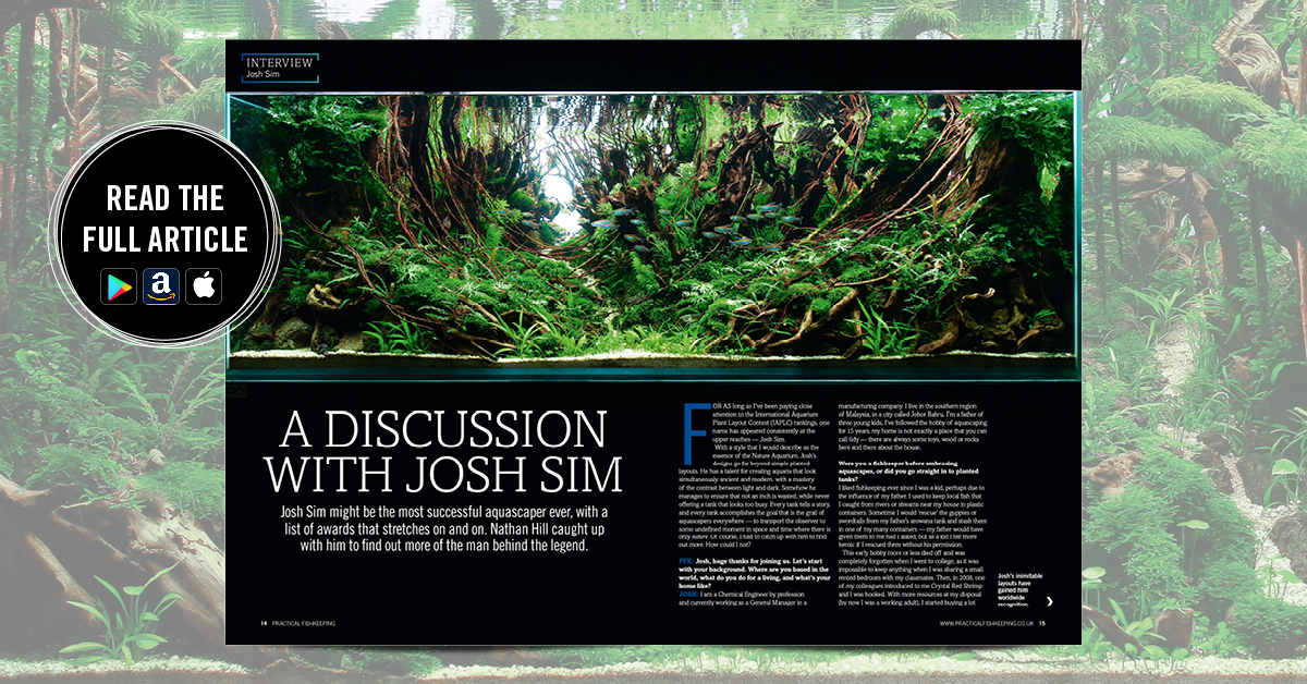 A discussion with Josh Sim - Practical Fishkeeping