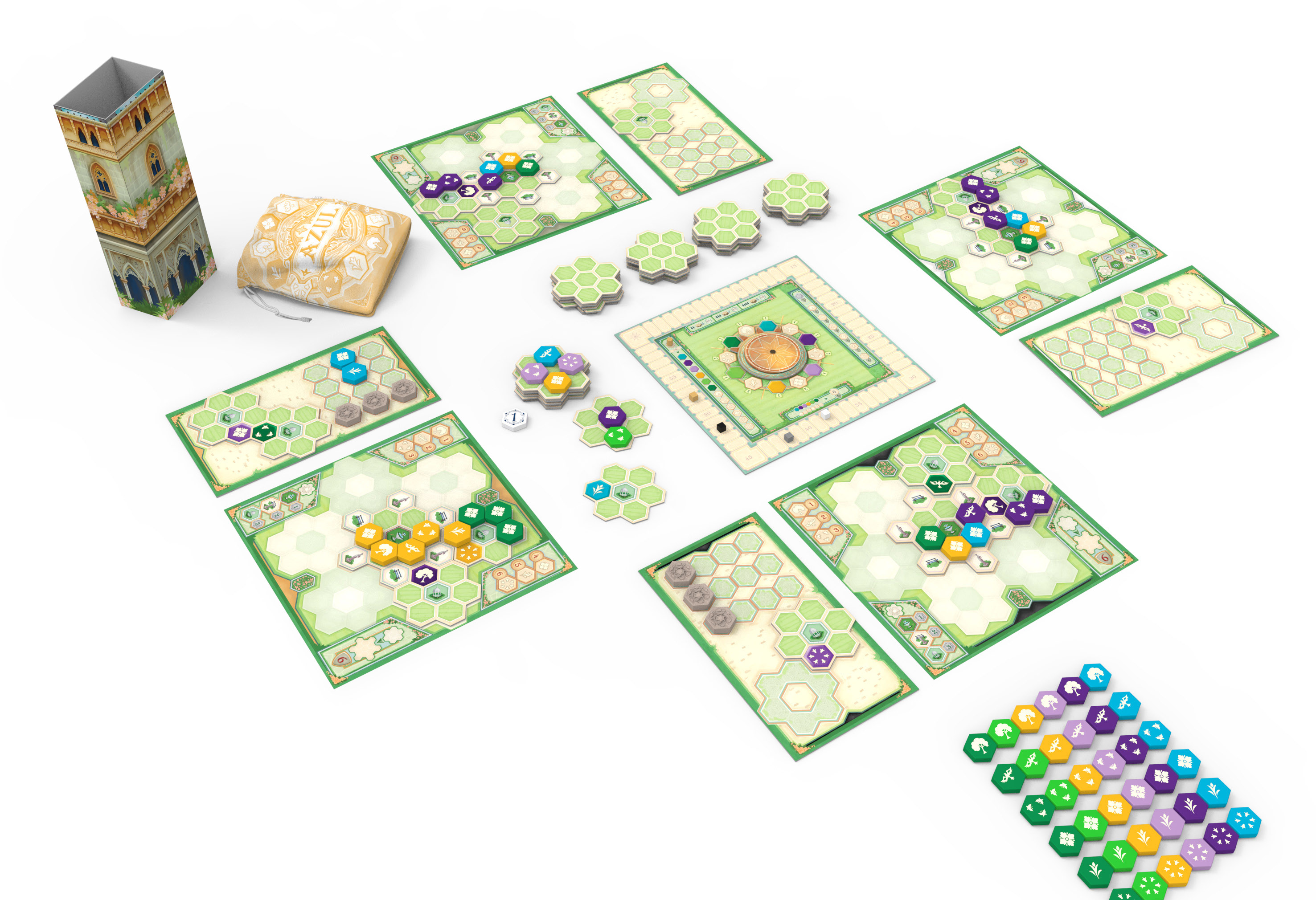 Azul: Queen's Garden Review - Tabletop Gaming