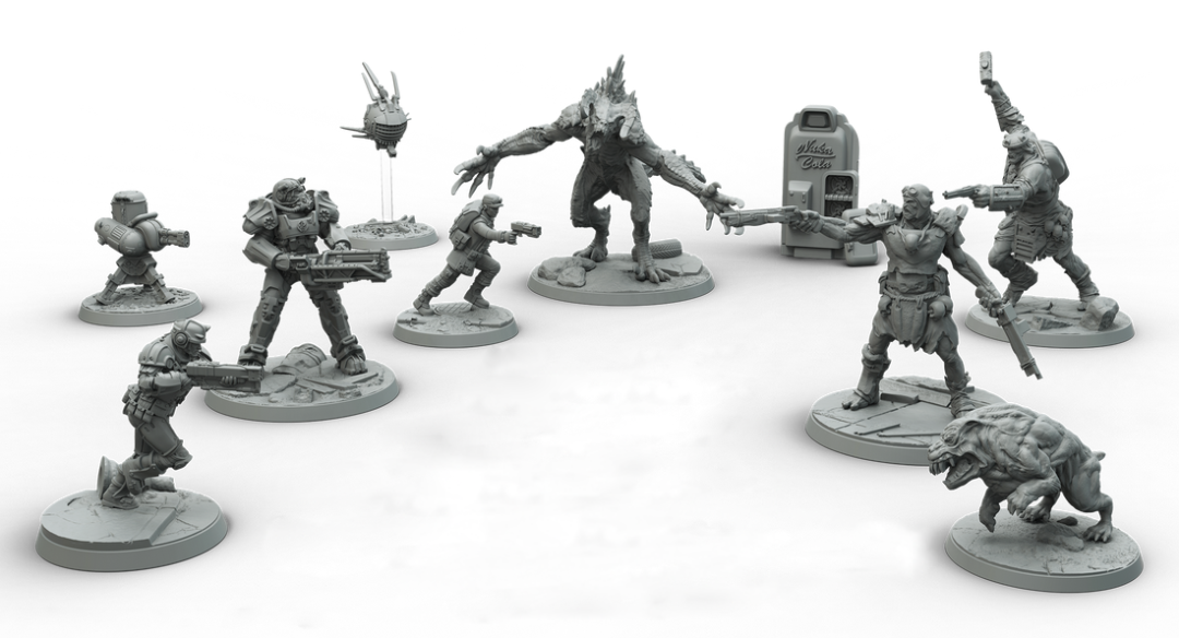 Fallout: Wasteland Warfare is the new miniatures game based on the post ...