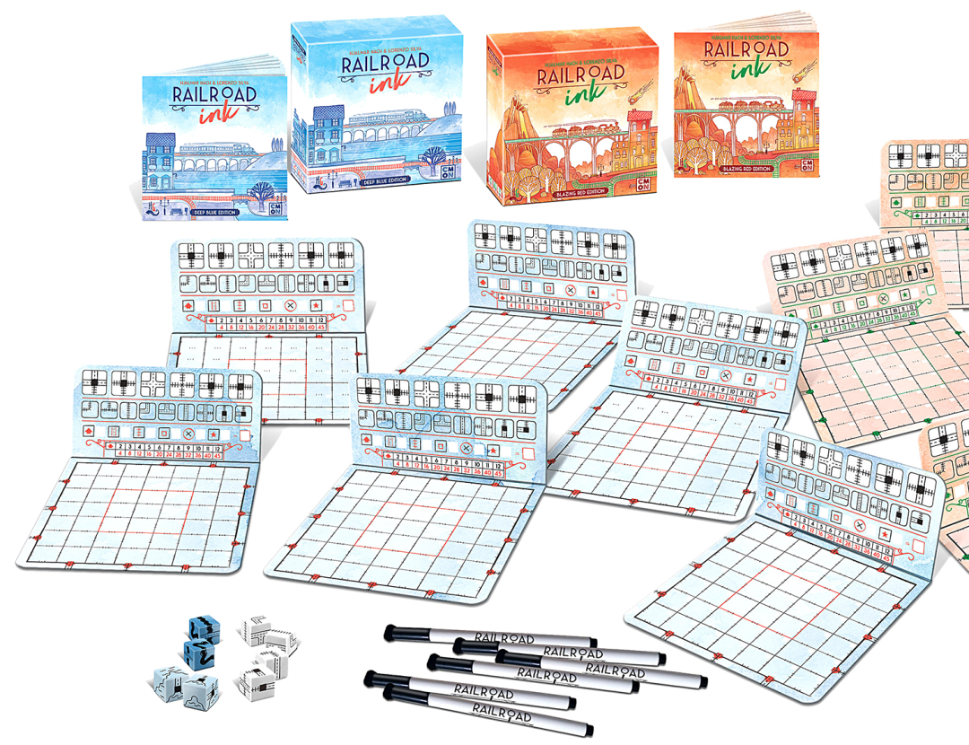 Railroad Ink review - Tabletop Gaming