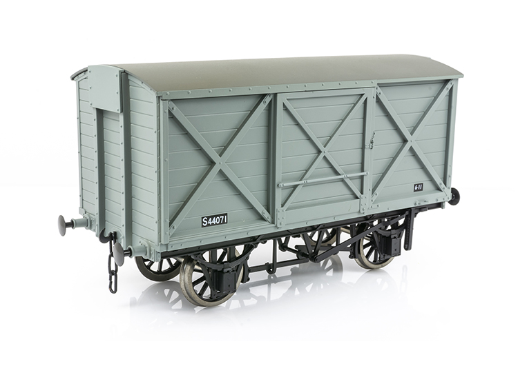 Inbound: ex-LSWR covered vans for 'O' from KMRC - World Of Railways