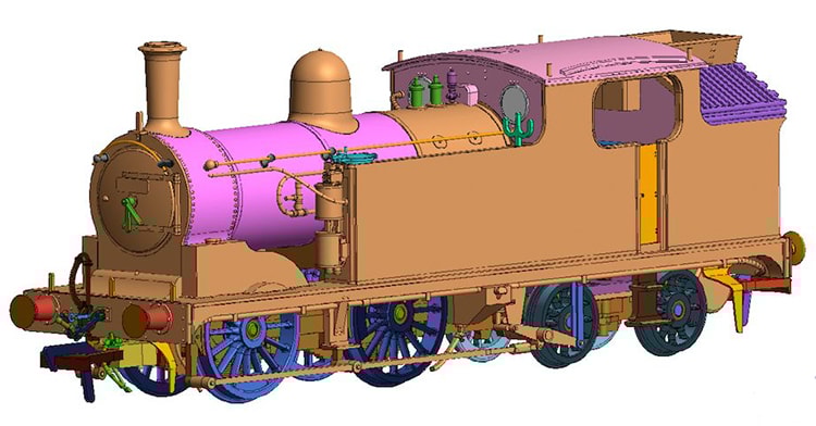 TMC reveals CAD design for 0-4-4 'G5'; rationalises proposed variants ...