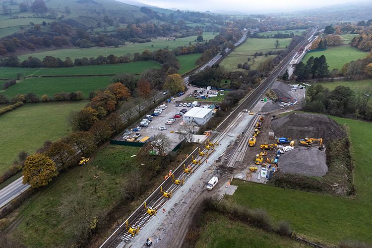 Work progresses on new passing loop at Bamford - World Of Railways