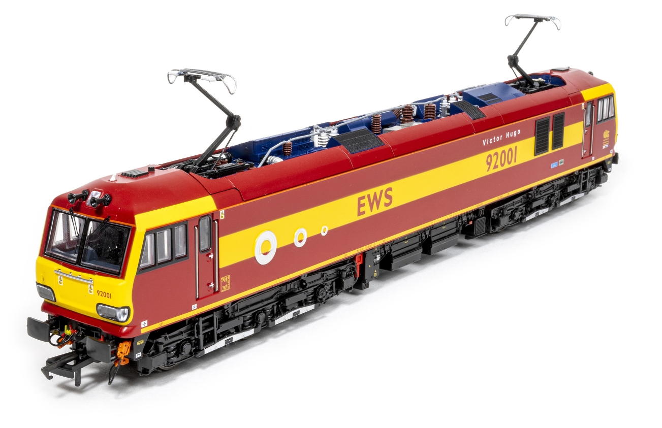 First decorated samples of the Accurascale Class 92 are revealed ...