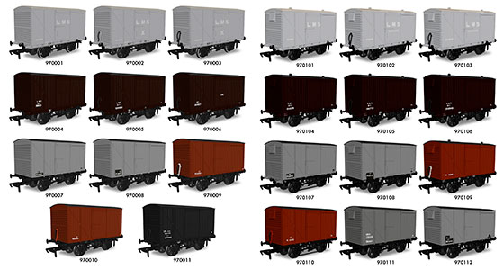 New Rapido LMS 12T vans revealed - World Of Railways