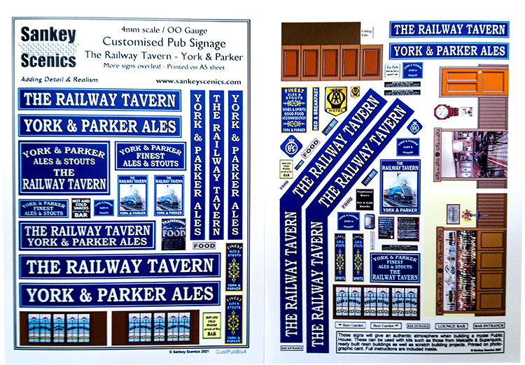 Sankey Scenics introduces custom pub signs - World Of Railways