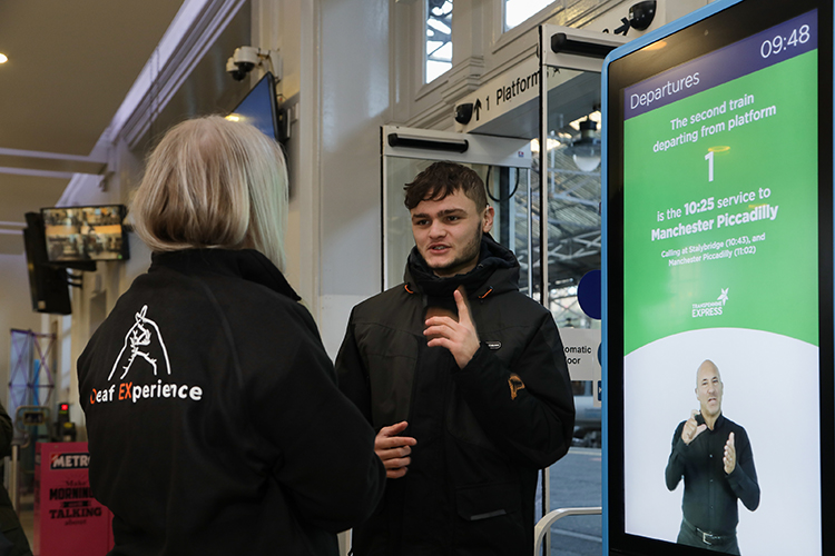Operator launches sign language departure boards - World Of Railways