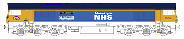 Dapol to produce Class 66 'Capt. Tom Moore' in N gauge - World Of Railways